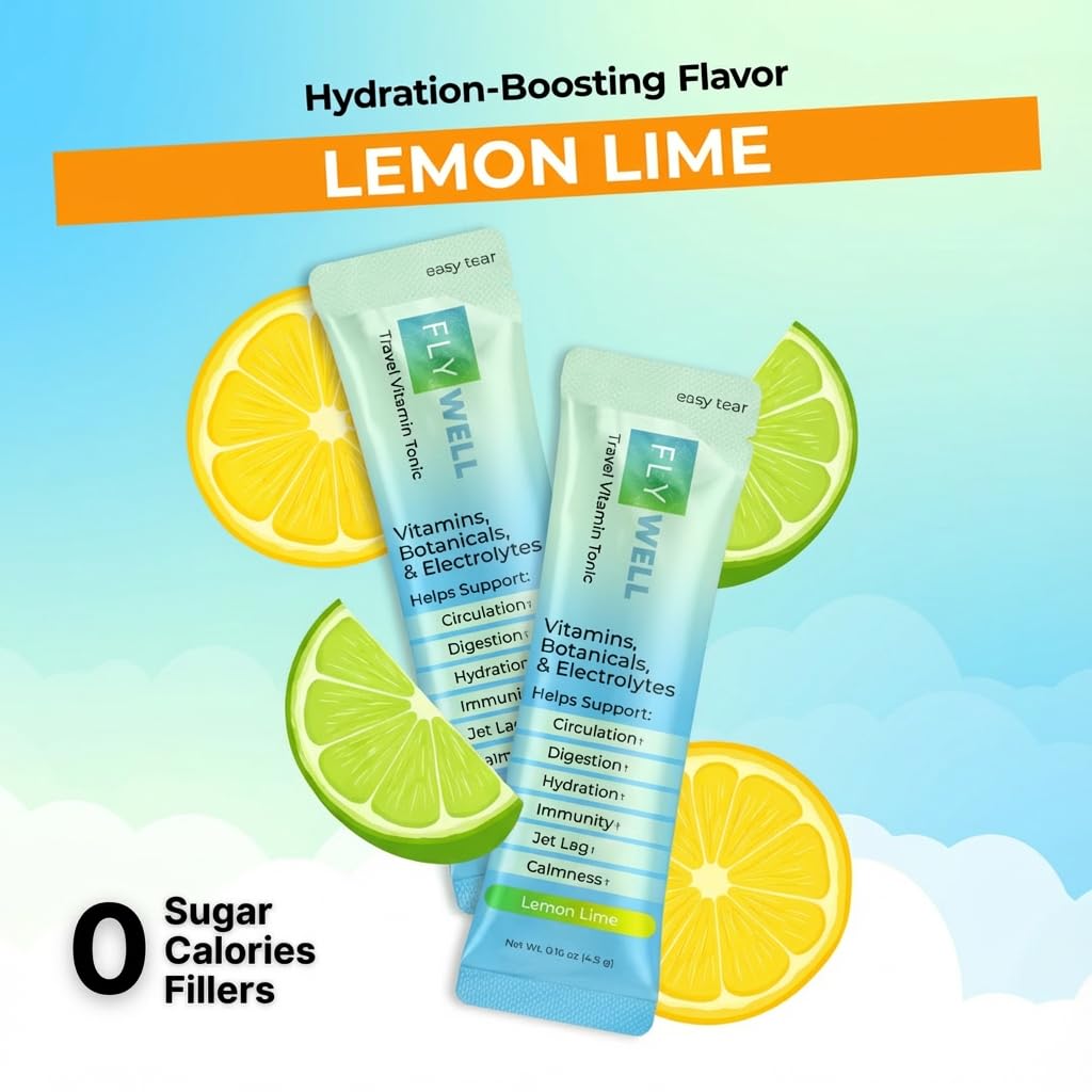 refreshing lemon lime hydration solution
