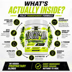 Refreshing lemon lime pre workout drink