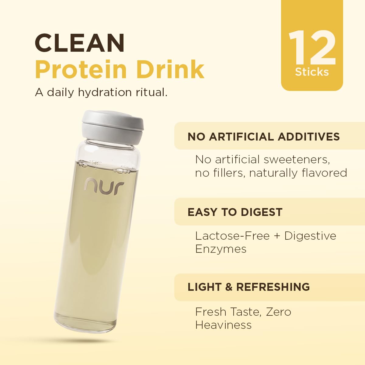 refreshing lemon protein supplement