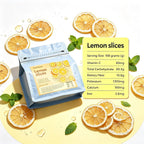 refreshing lemon slices for drinks