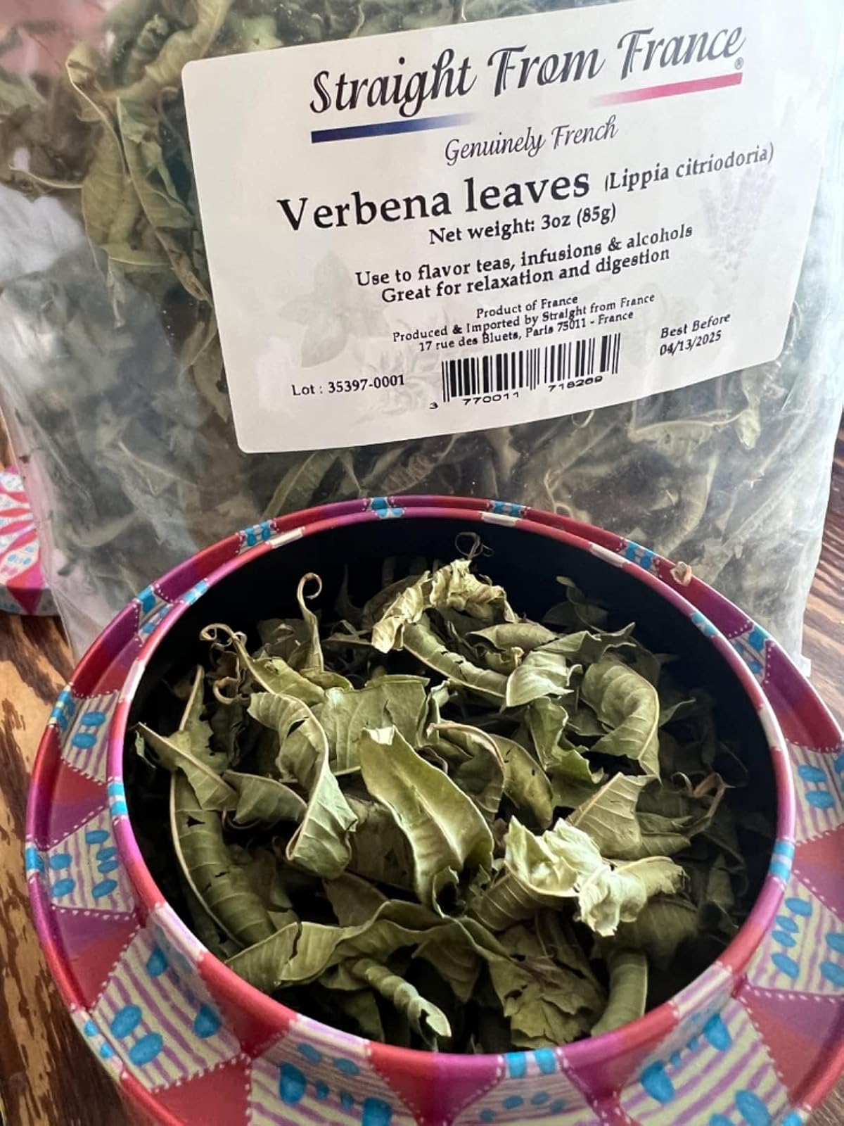 refreshing lemon verbena tea blend