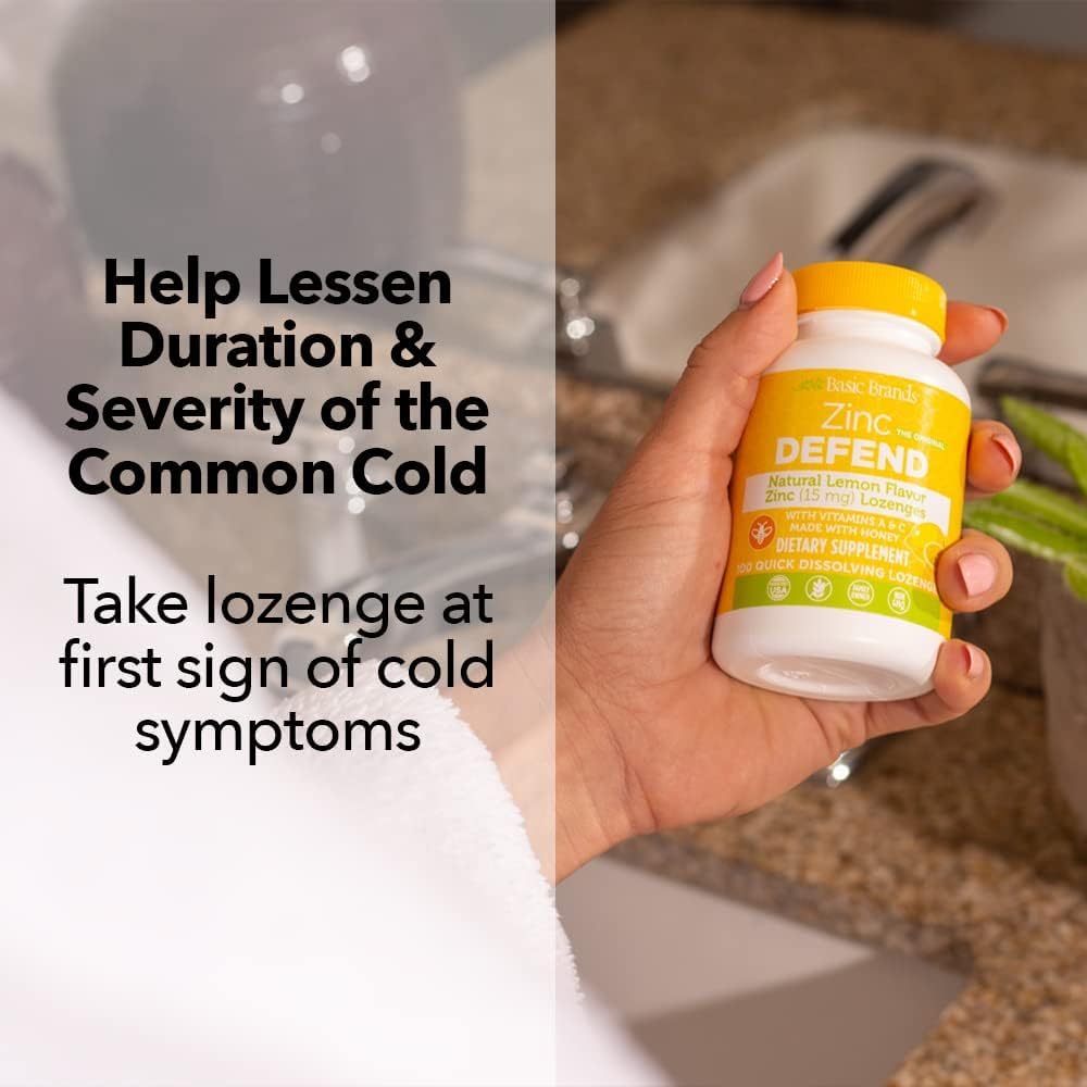 refreshing lemon zinc throat lozenges