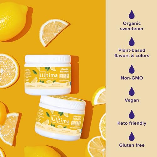 refreshing lemonade electrolyte powder for summer