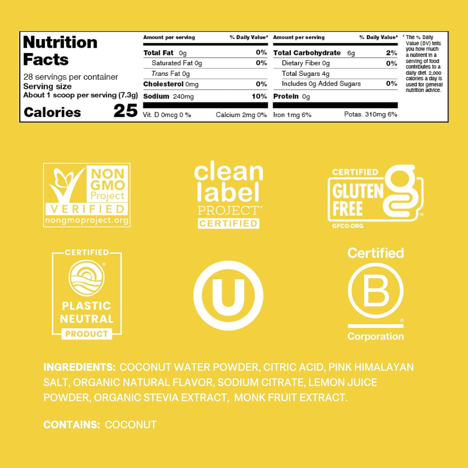 refreshing lemonade electrolyte powder