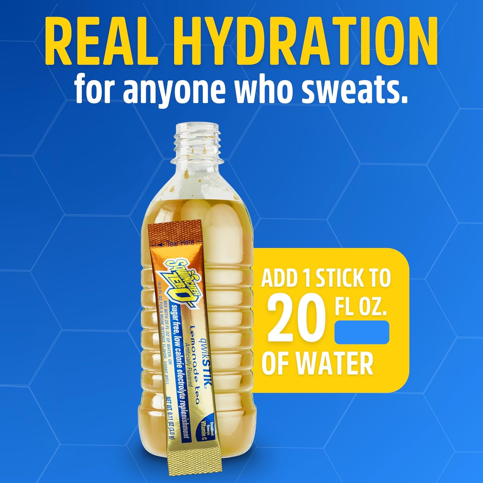 refreshing lemonade tea electrolyte drink