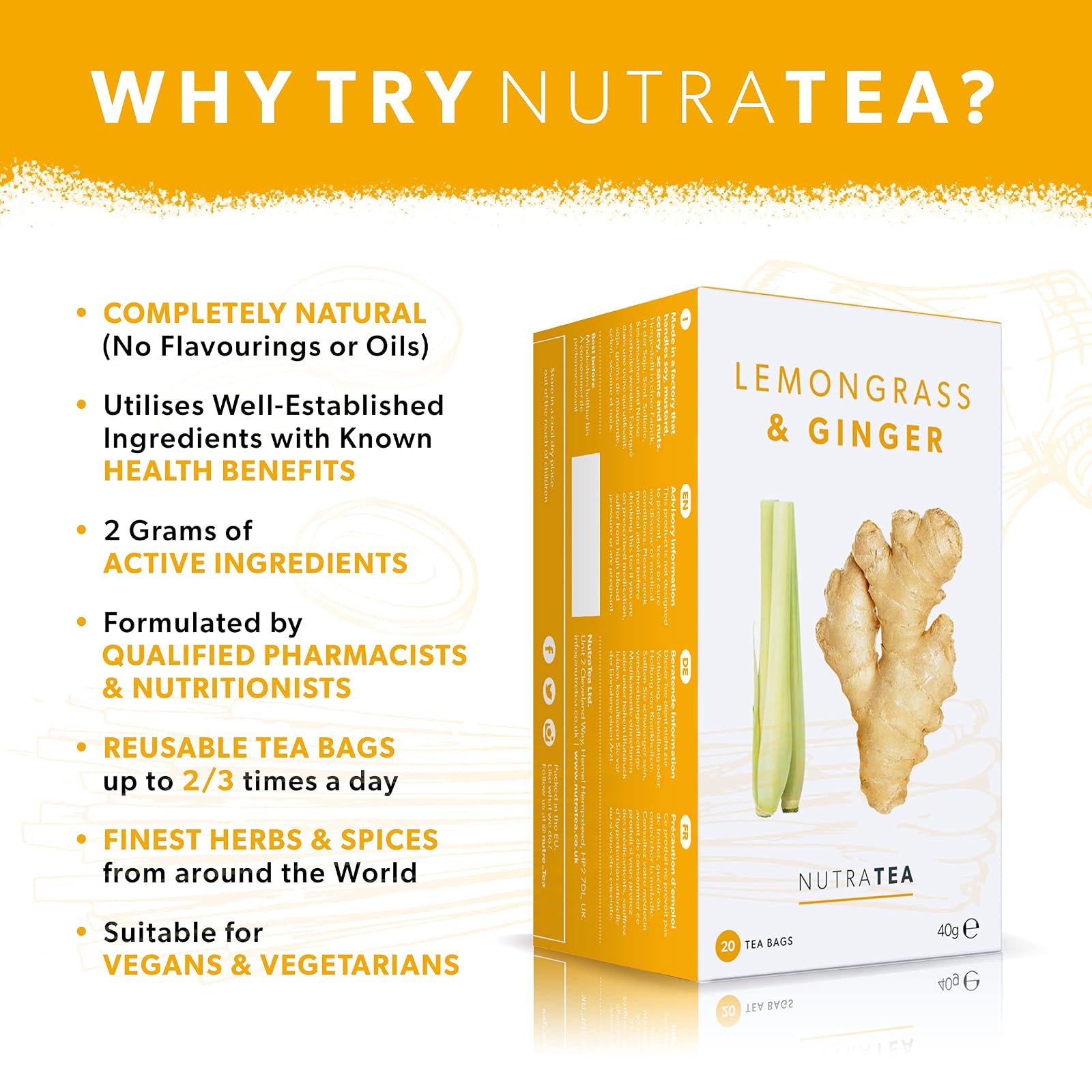 refreshing lemongrass herbal detox tea