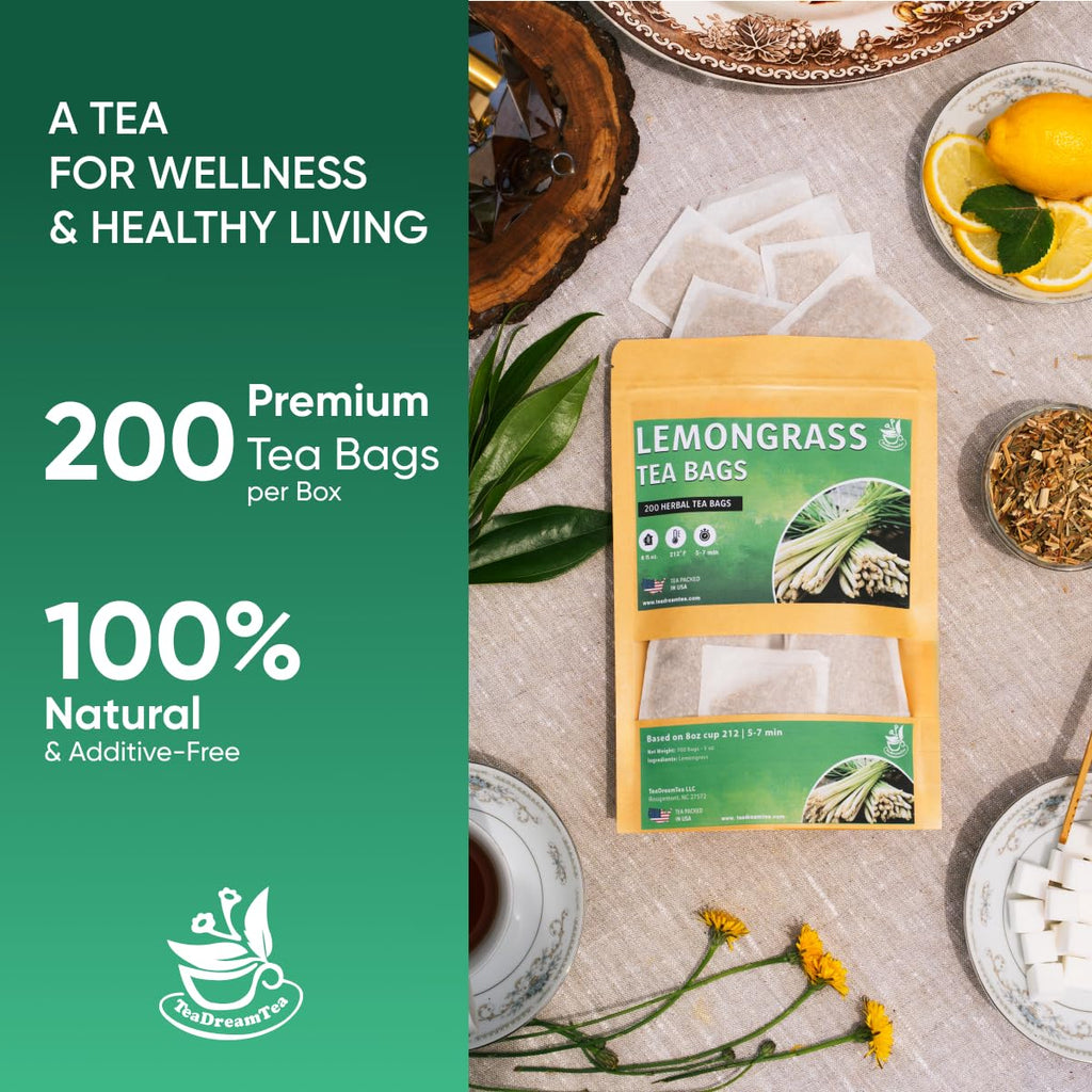 refreshing lemongrass herbal tea blend