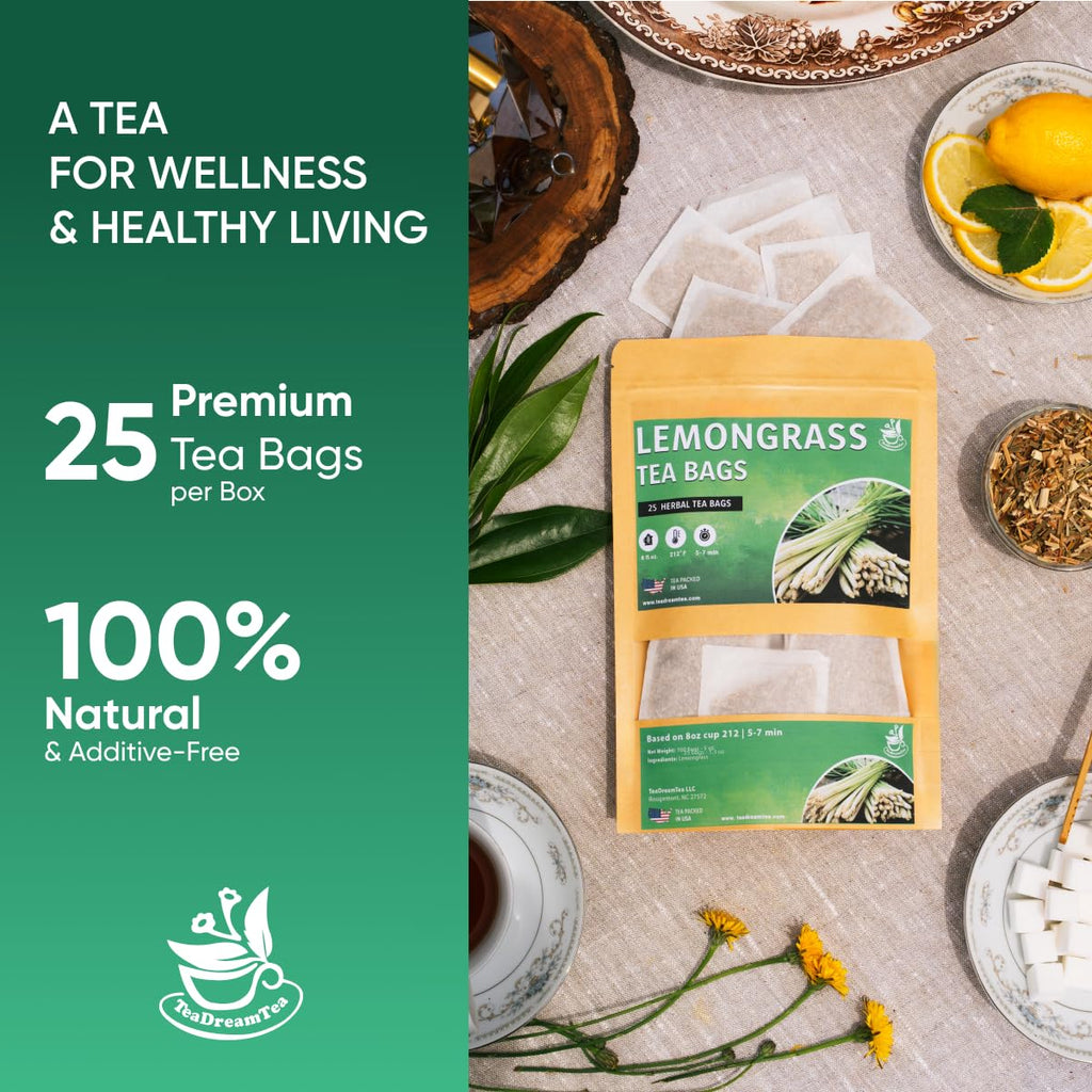 refreshing lemongrass herbal tea blend
