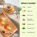 refreshing lemongrass peppermint infusion