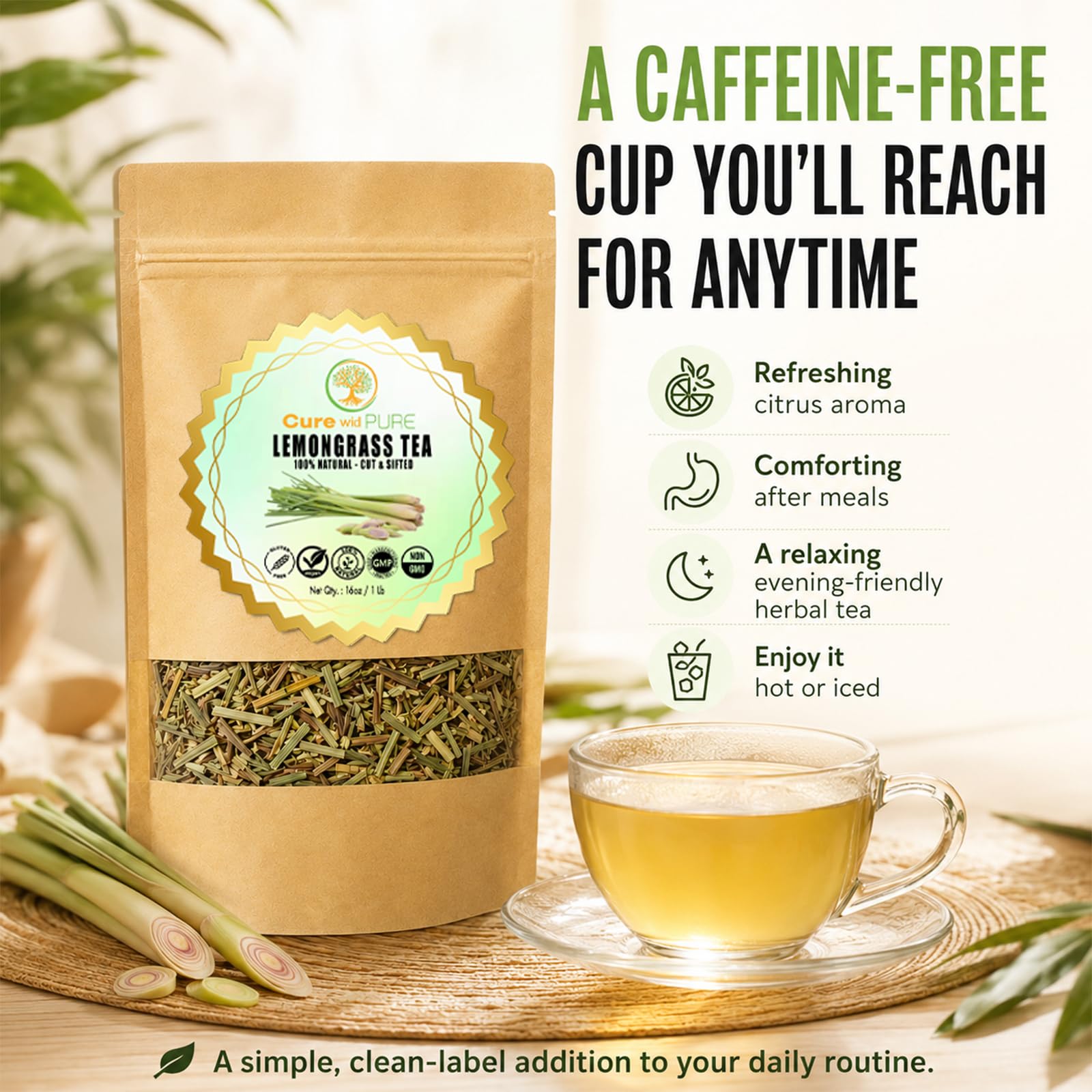 refreshing lemongrass tea for relaxation