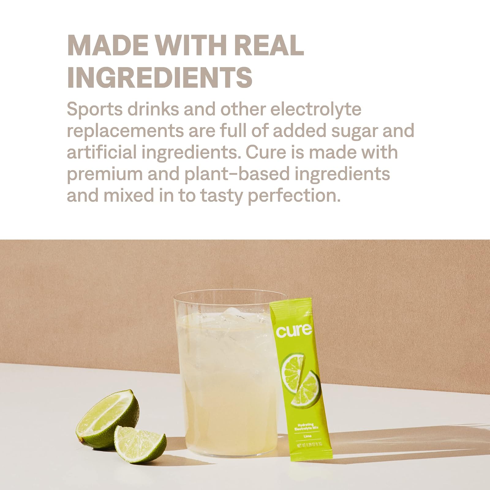 refreshing lime electrolyte drink mix