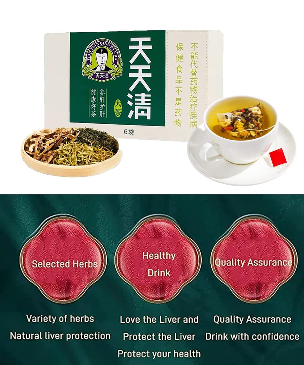 Refreshing liver tea for daily use