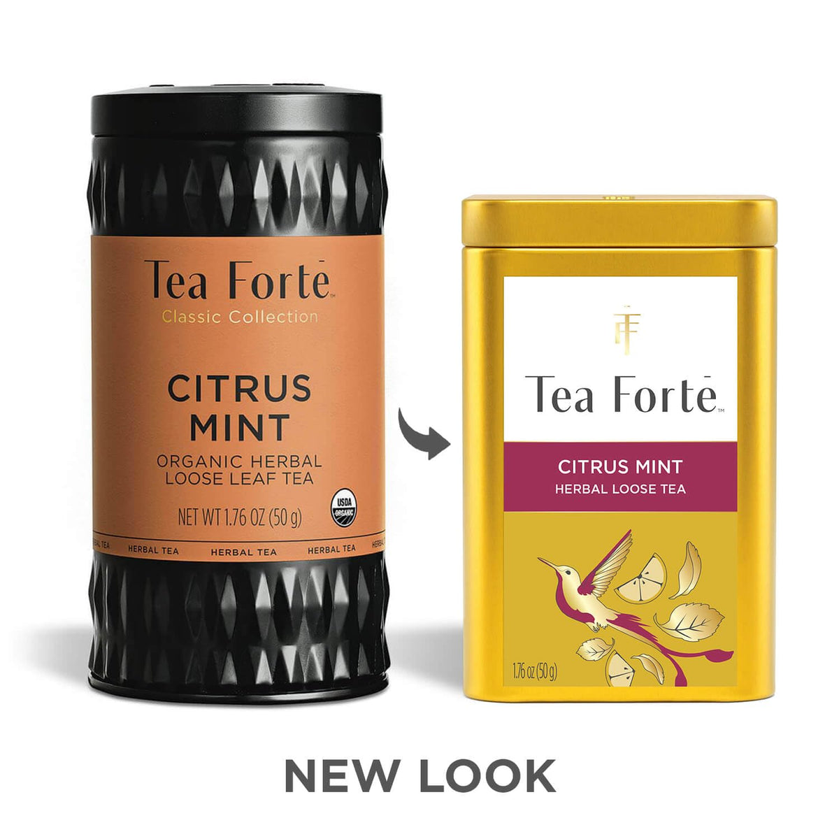 refreshing loose leaf citrus mint tea