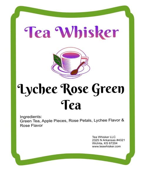 Refreshing lychee rose infusion