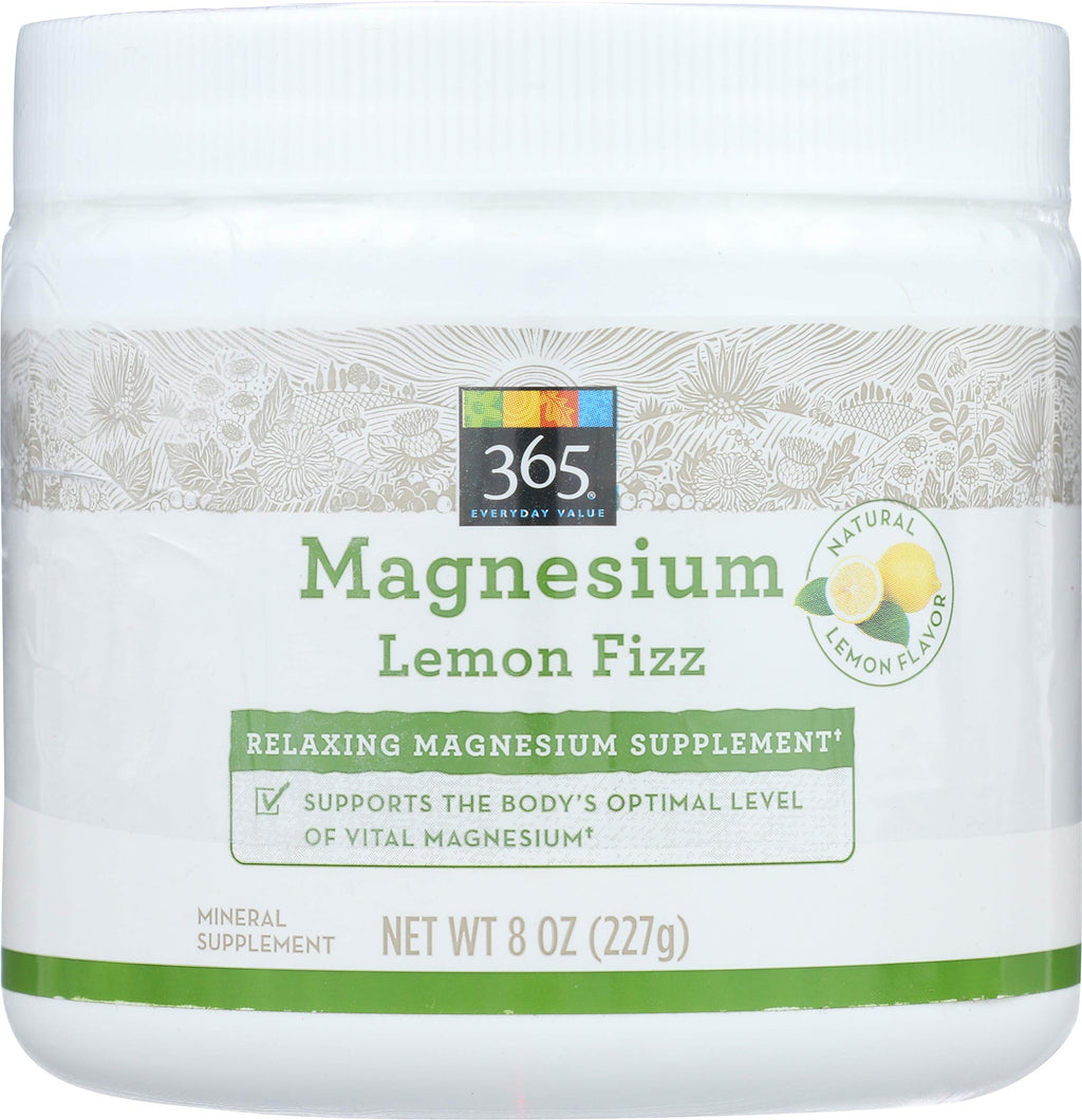 refreshing magnesium lemon fizz drink
