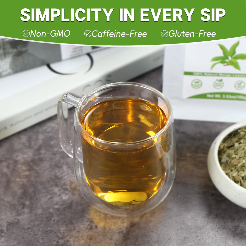 refreshing mango leaf herbal infusion