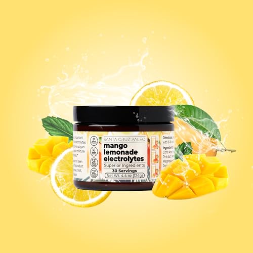 refreshing mango lemonade electrolyte drink
