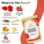 refreshing mango passion fruit tea blend