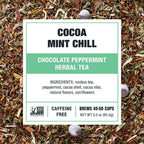 Refreshing mint and cocoa infusion