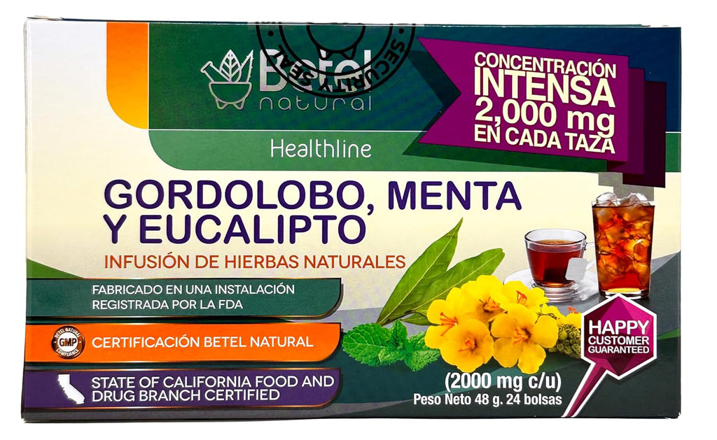 refreshing mint and eucalyptus tea