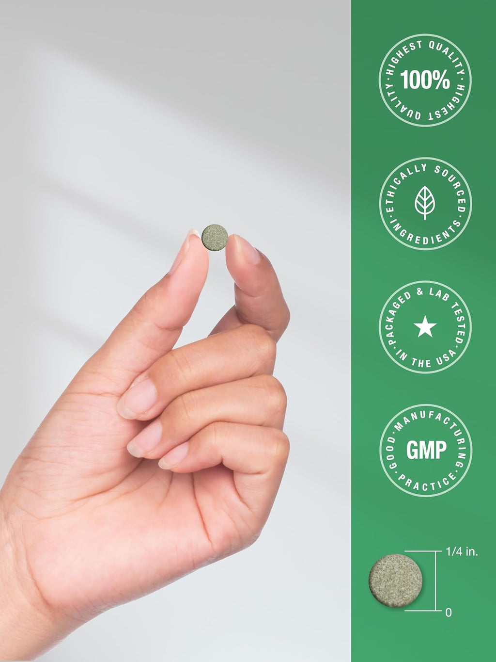 refreshing mint flavour chlorophyll tablets