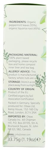refreshing mint flavour herbal tea