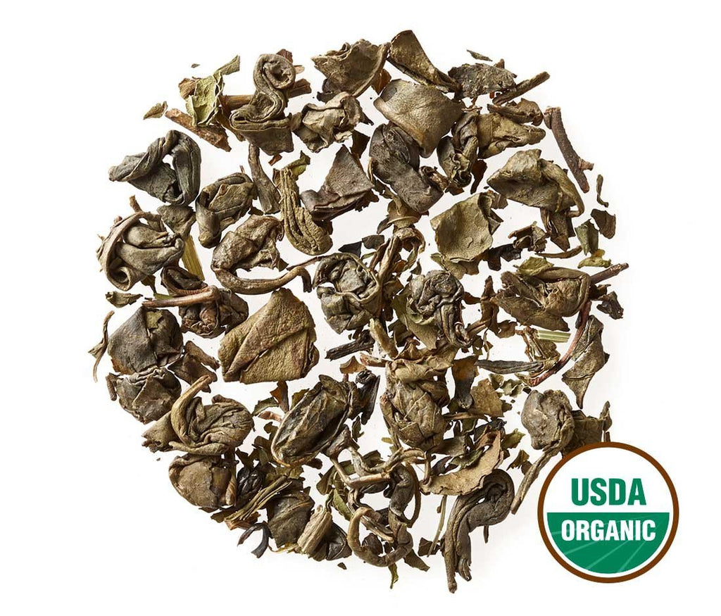 refreshing mint green tea