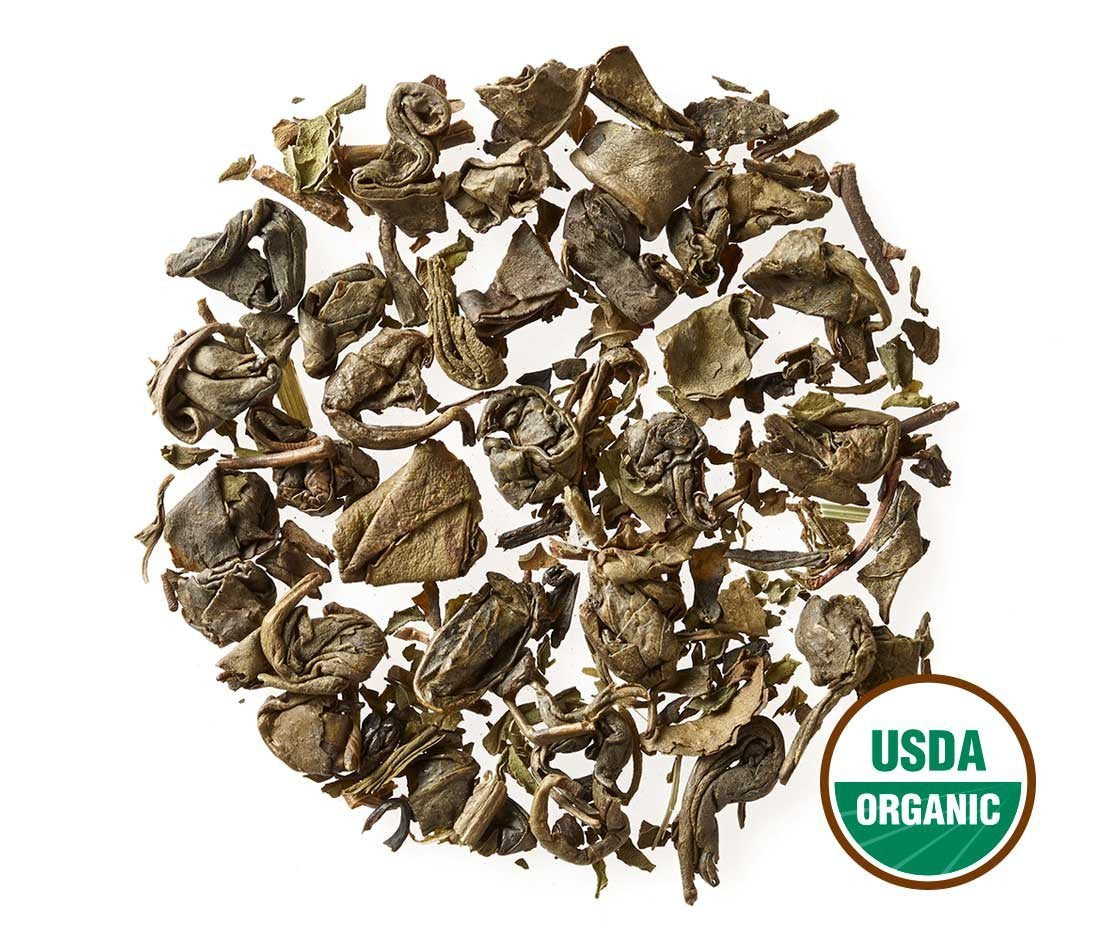 refreshing mint green tea