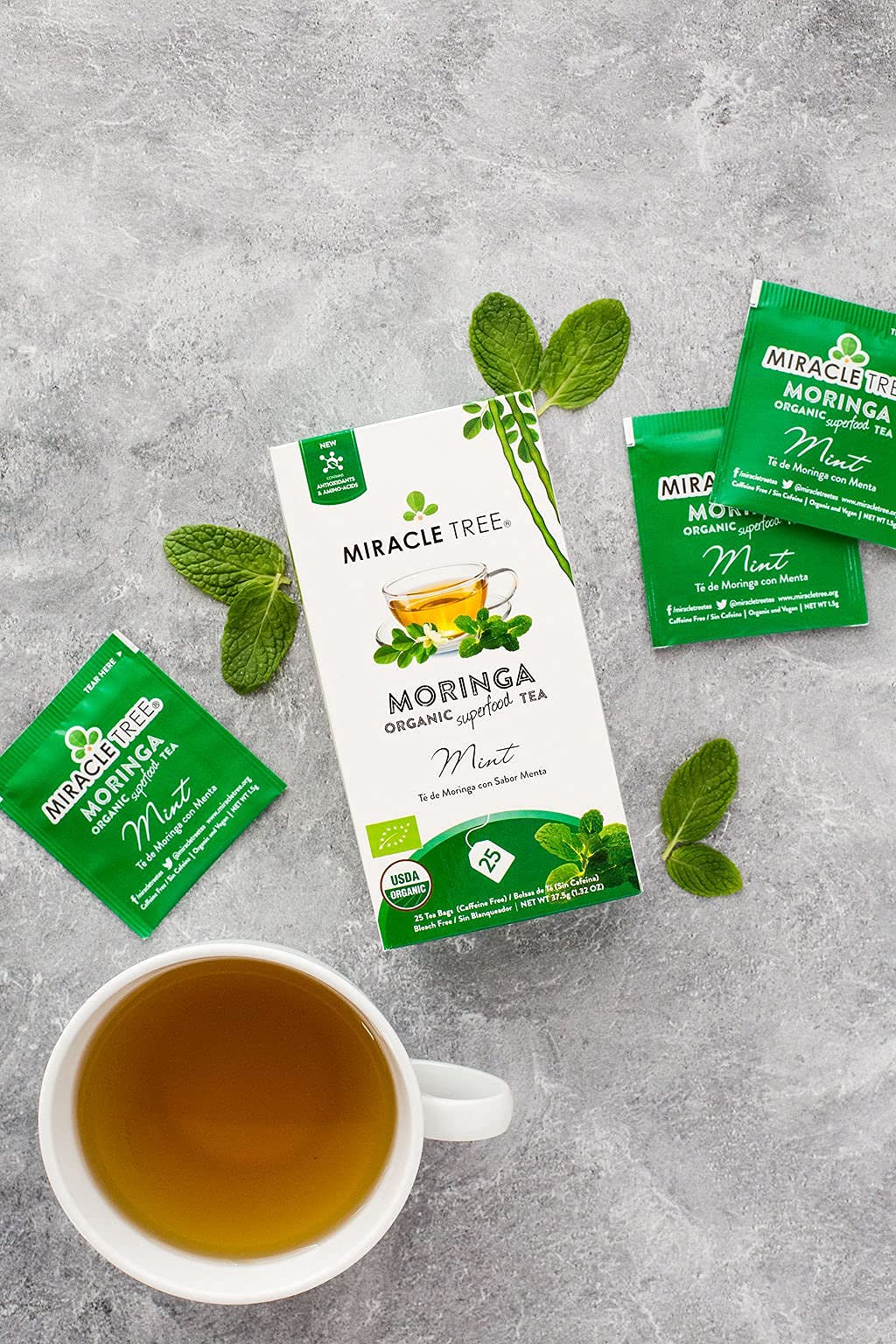 refreshing mint herbal tea blend