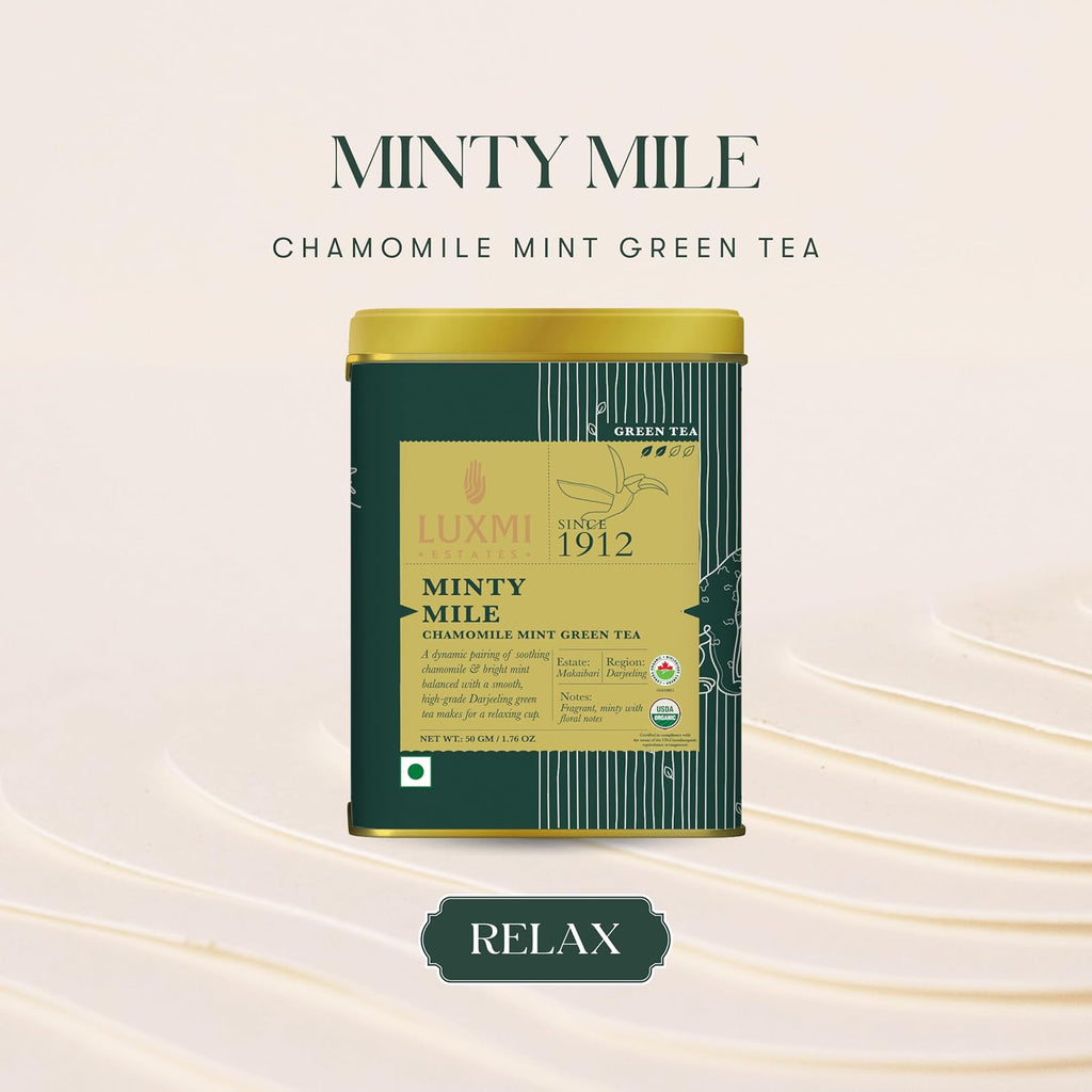 refreshing minty herbal tea blend