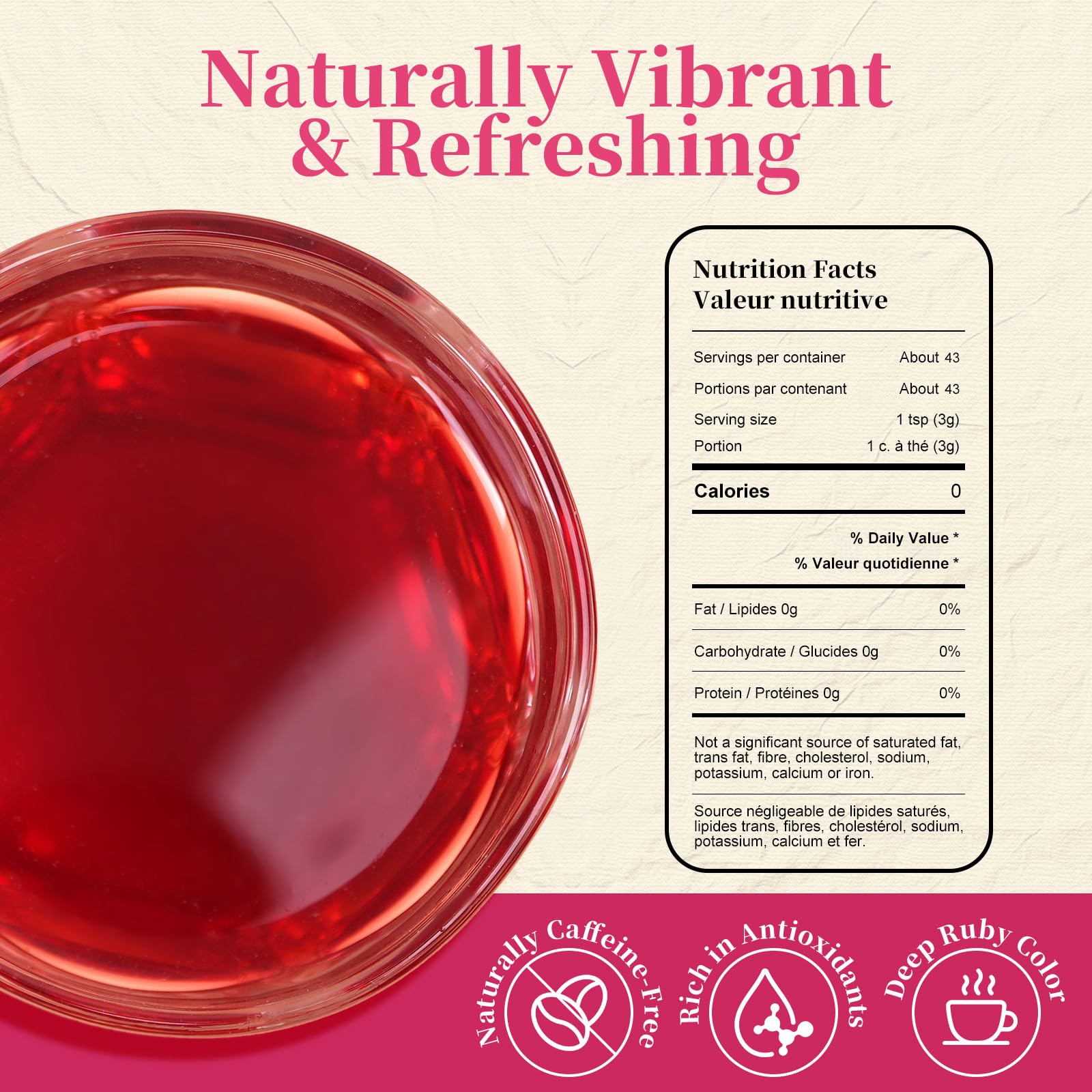 refreshing mixed berry tea infusion