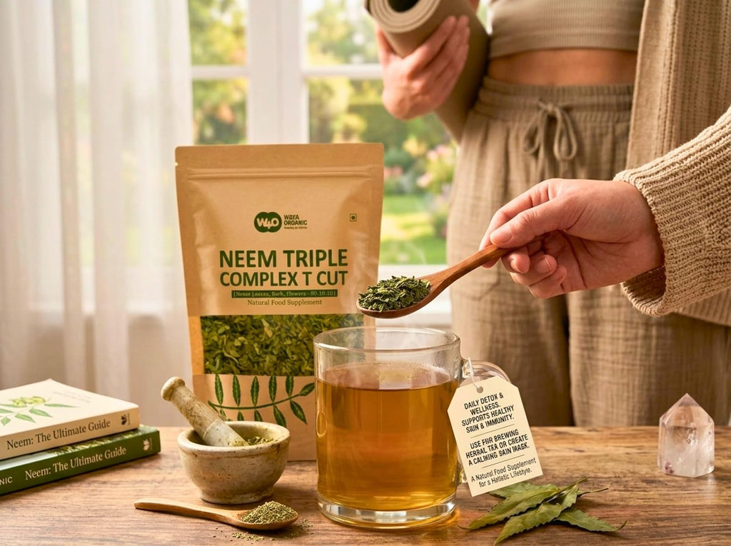 Refreshing Neem tea for relaxation