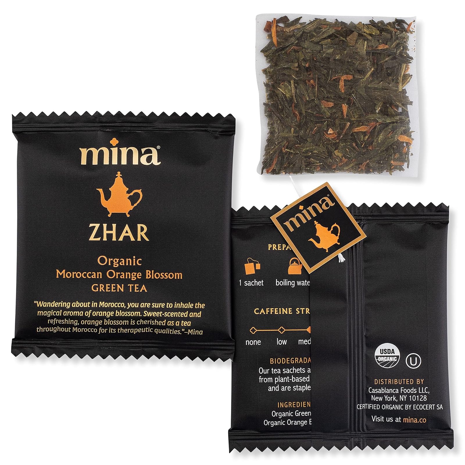 refreshing orange blossom herbal infusion