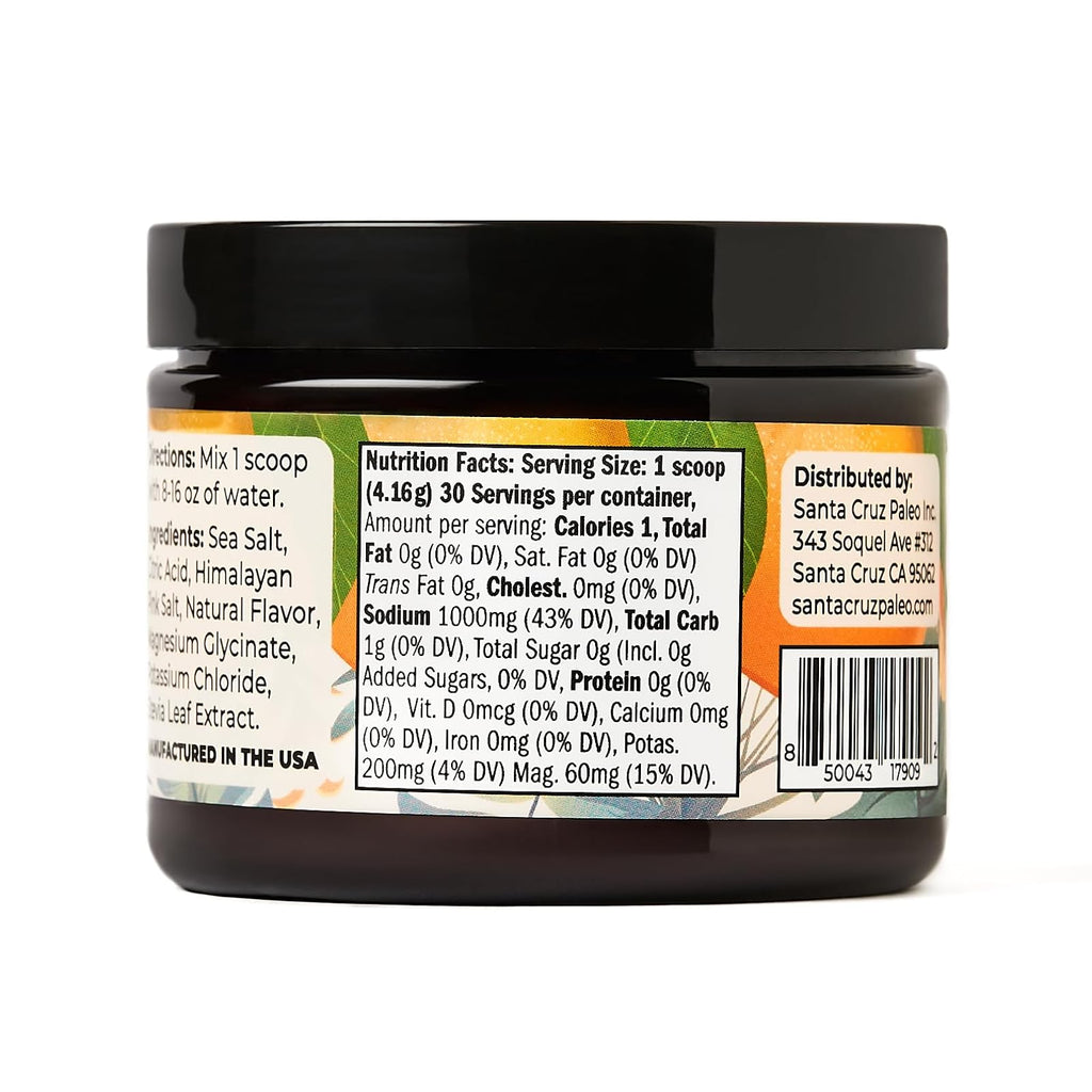 refreshing orange electrolyte drink mix