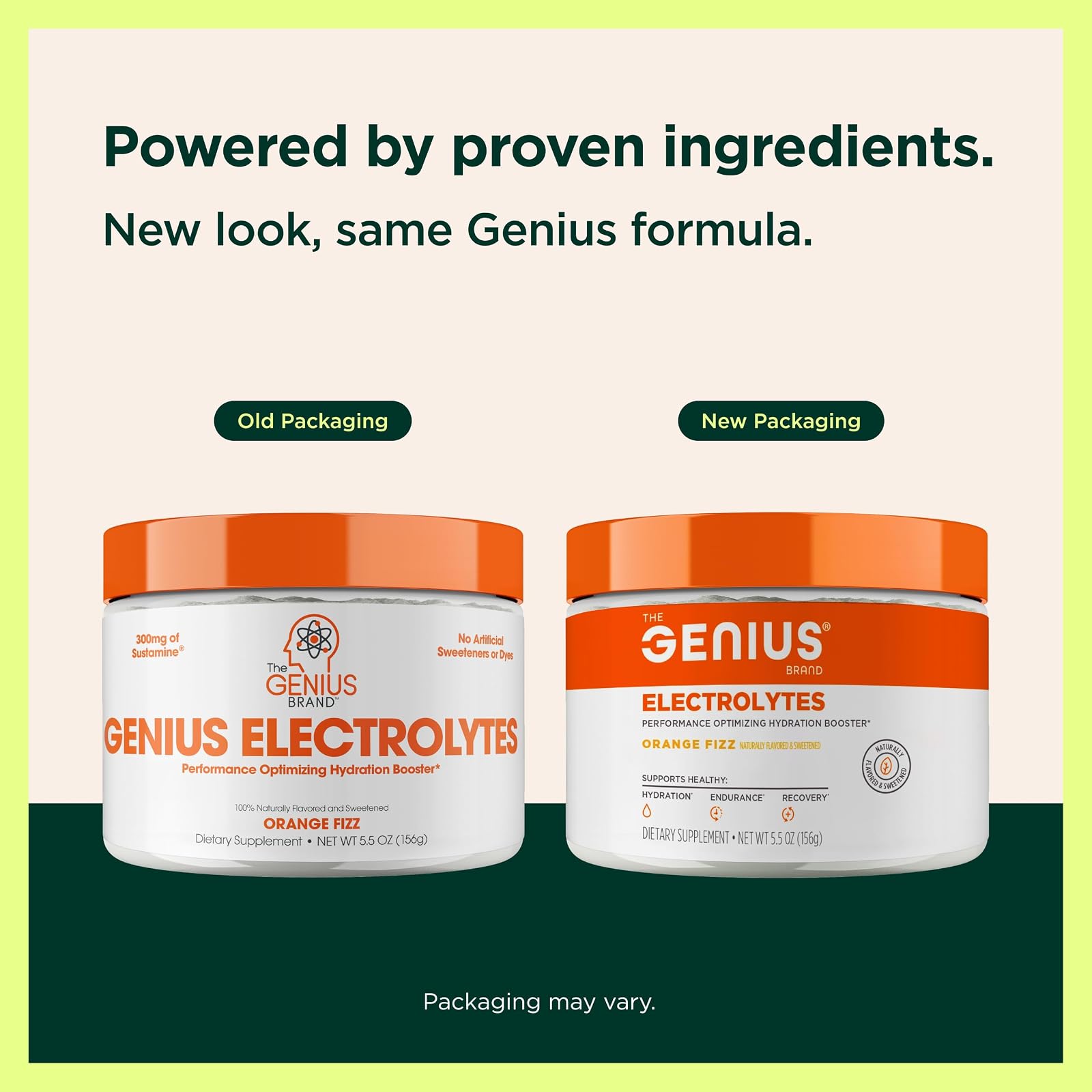 Refreshing orange electrolyte supplement