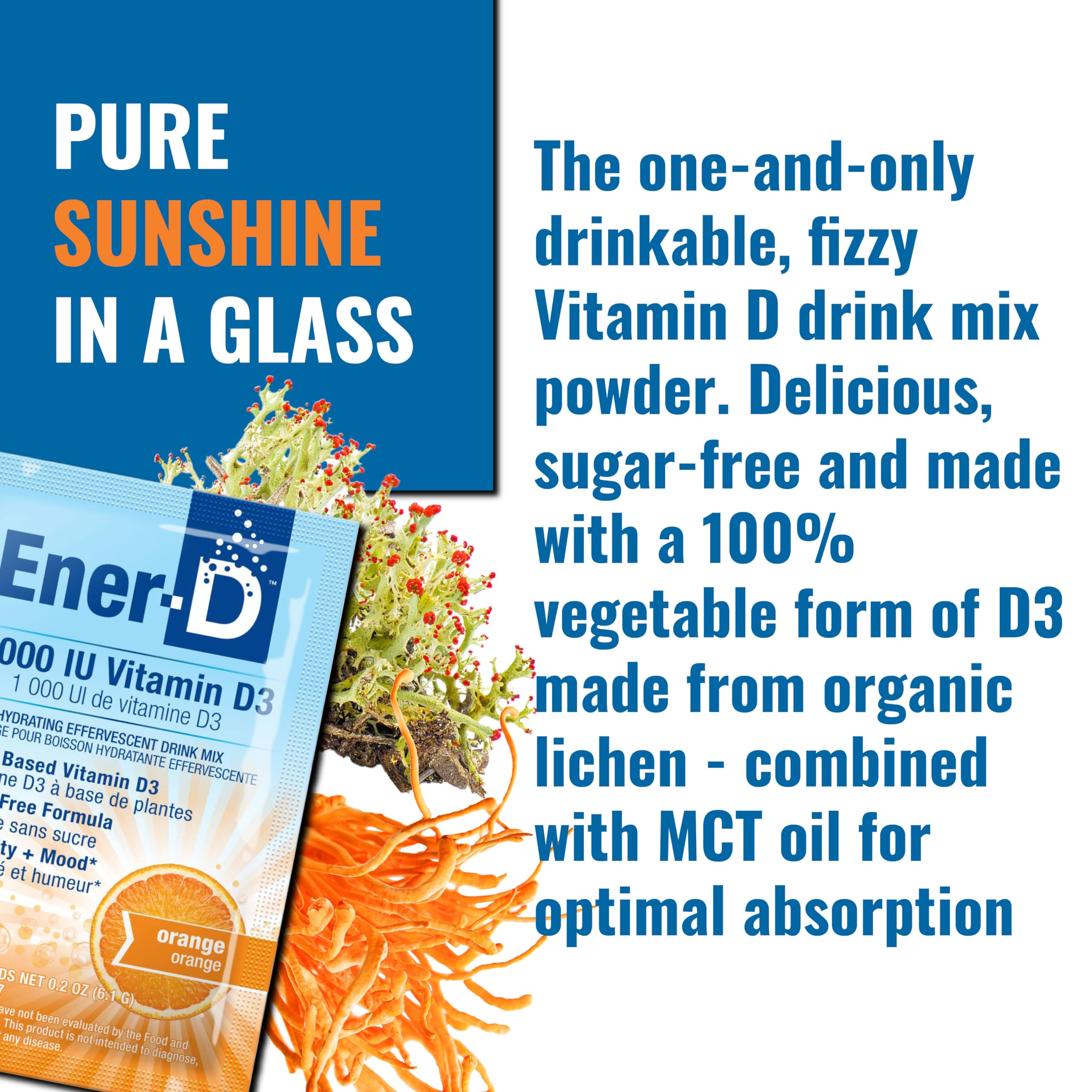 refreshing orange flavour drink mix
