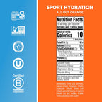 refreshing orange flavour electrolyte mix