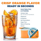 refreshing orange hydration pods for workouts