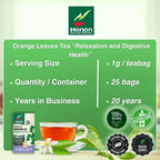 refreshing orange leaves infusion