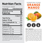 Refreshing orange mango flavour
