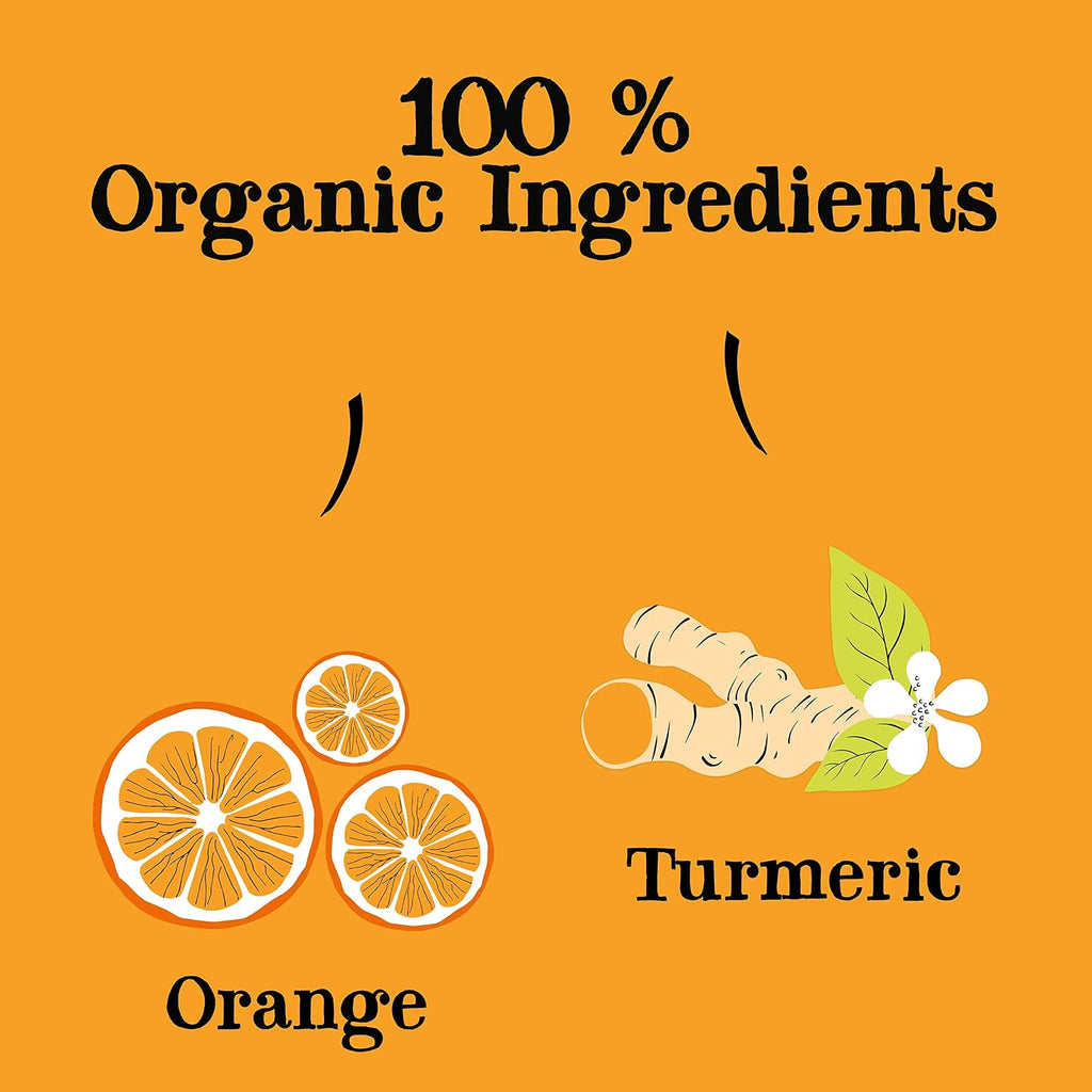 refreshing Orange Turmeric tea bags
