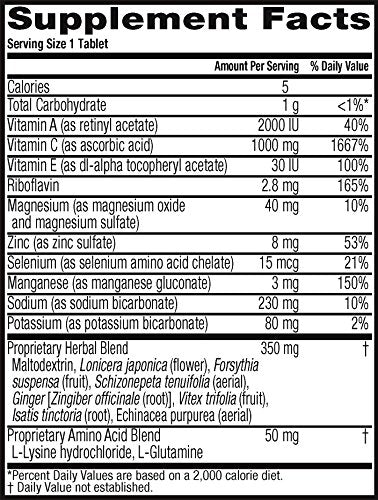 refreshing orange vitamin tablets