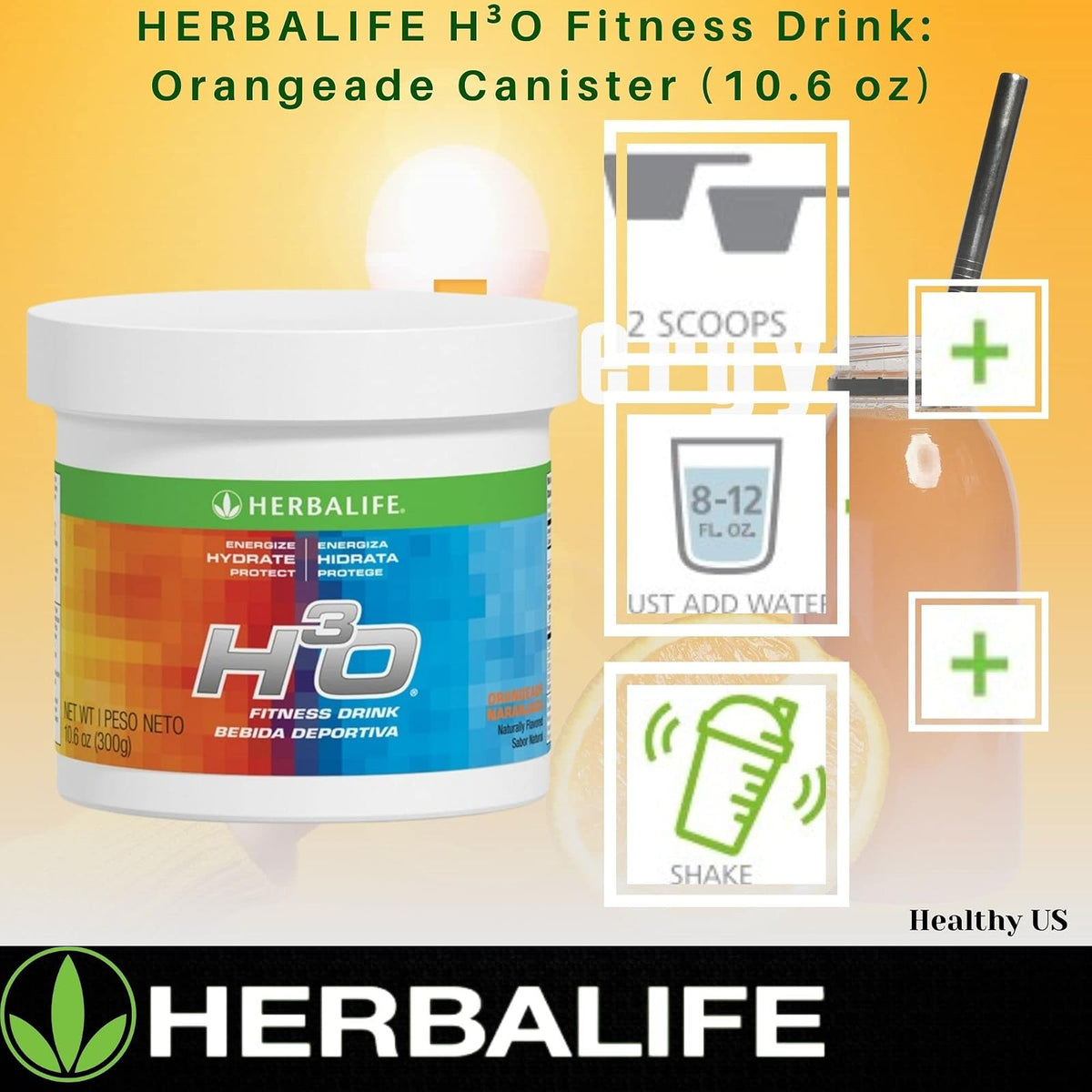 refreshing orangeade hydration supplement