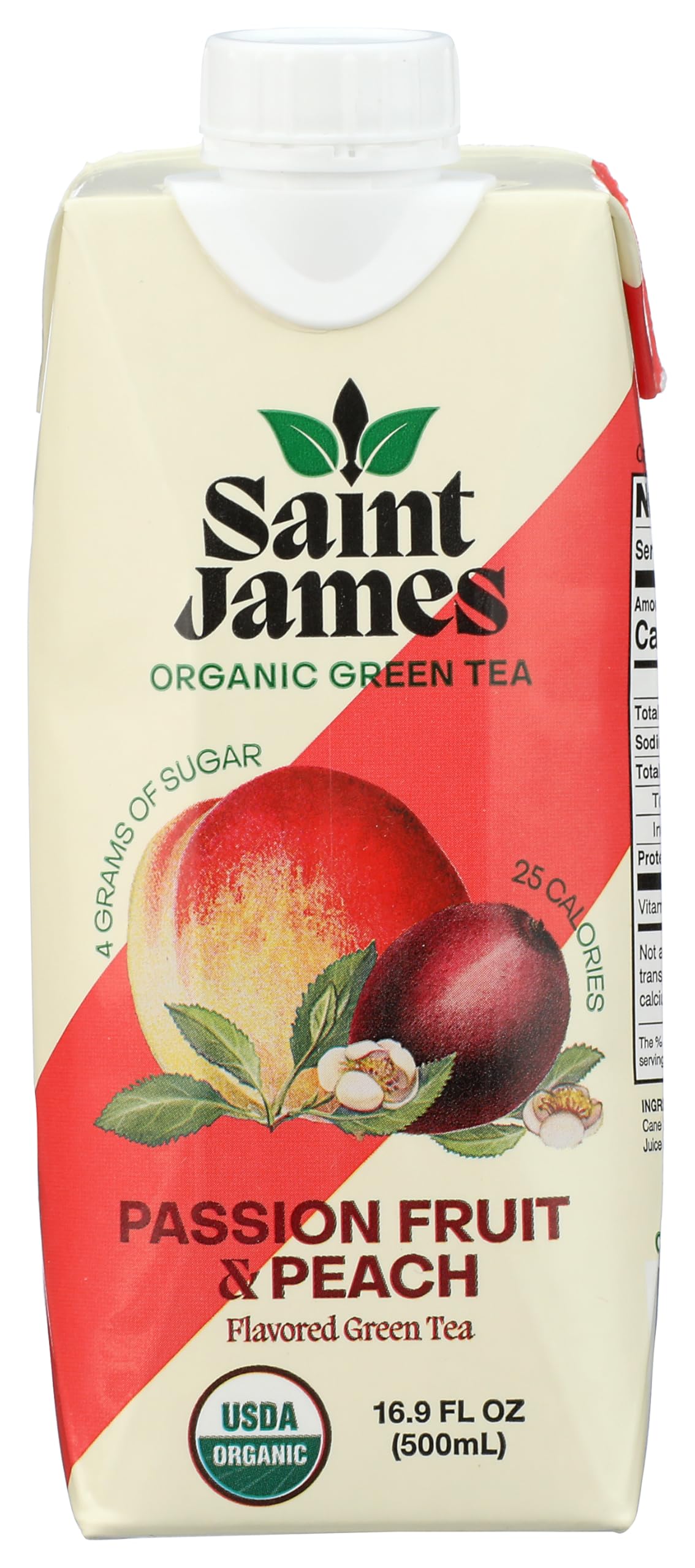 refreshing organic green tea beverage