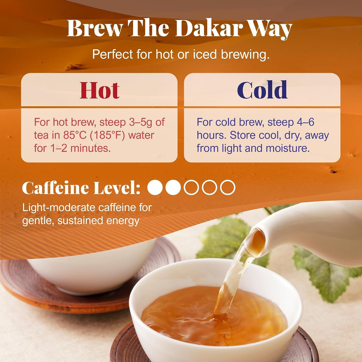 refreshing organic green tea blend