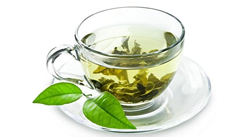 refreshing organic green tea infusion