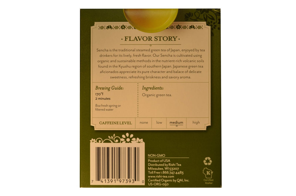 refreshing organic green tea