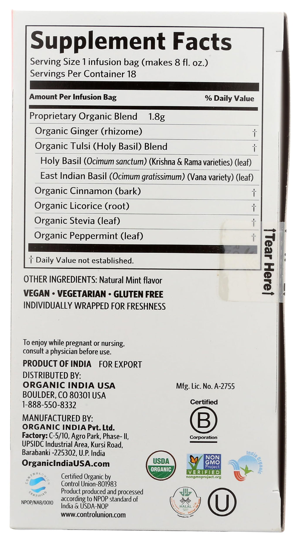 refreshing organic tea for hydration