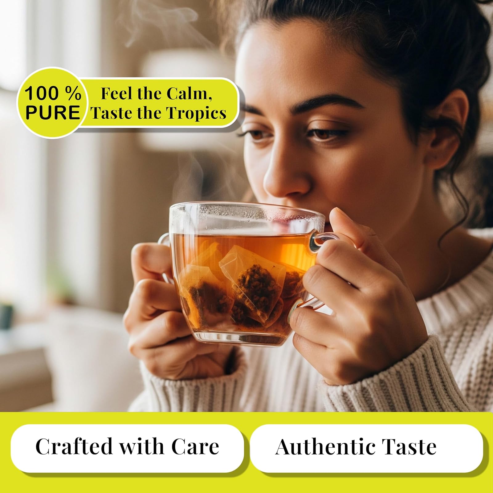 refreshing papaya leaf beverage