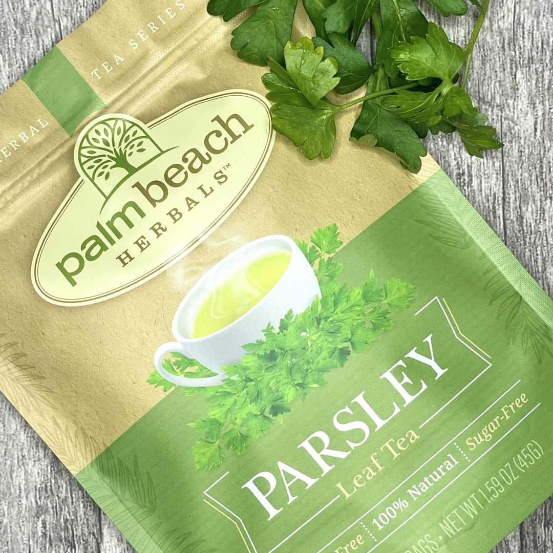 Refreshing parsley leaf tea experience